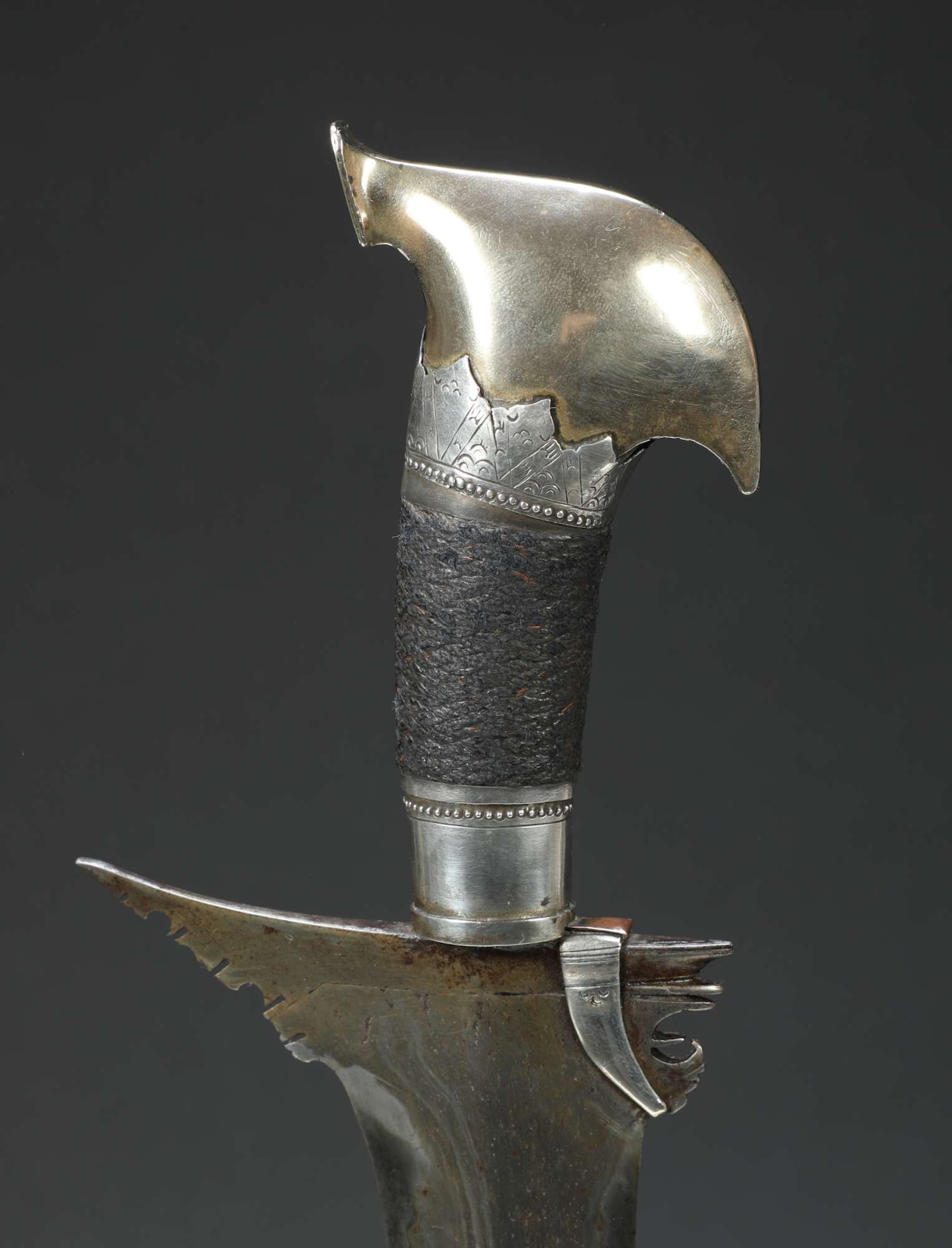 Tribal Weapons :: Moro Swords :: Kris :: PH835 :: Moro Silver Kris ...